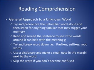Reading comprehension strategies97 | PPT | Educational Assessment ...