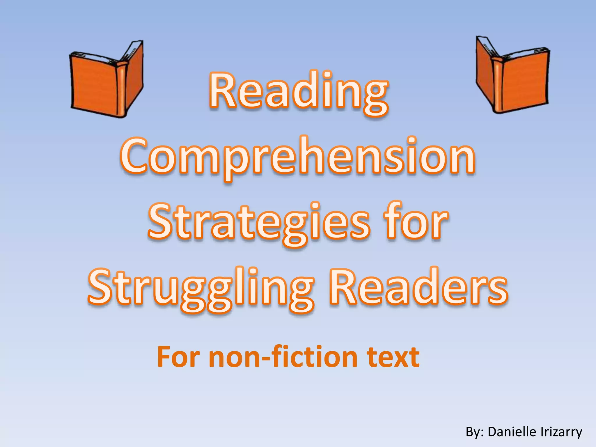 Reading Comprehension Strategies | PPTX