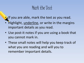 Reading Comprehension Strategies | PPTX