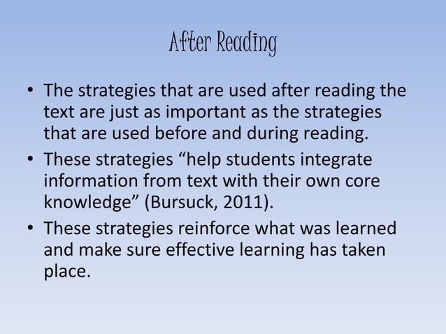 Reading Comprehension Strategies | PPTX
