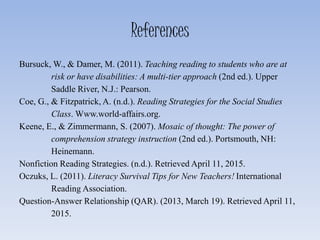 Reading Comprehension Strategies | PPTX