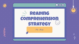 Reading Comprehension Strategy | PPTX