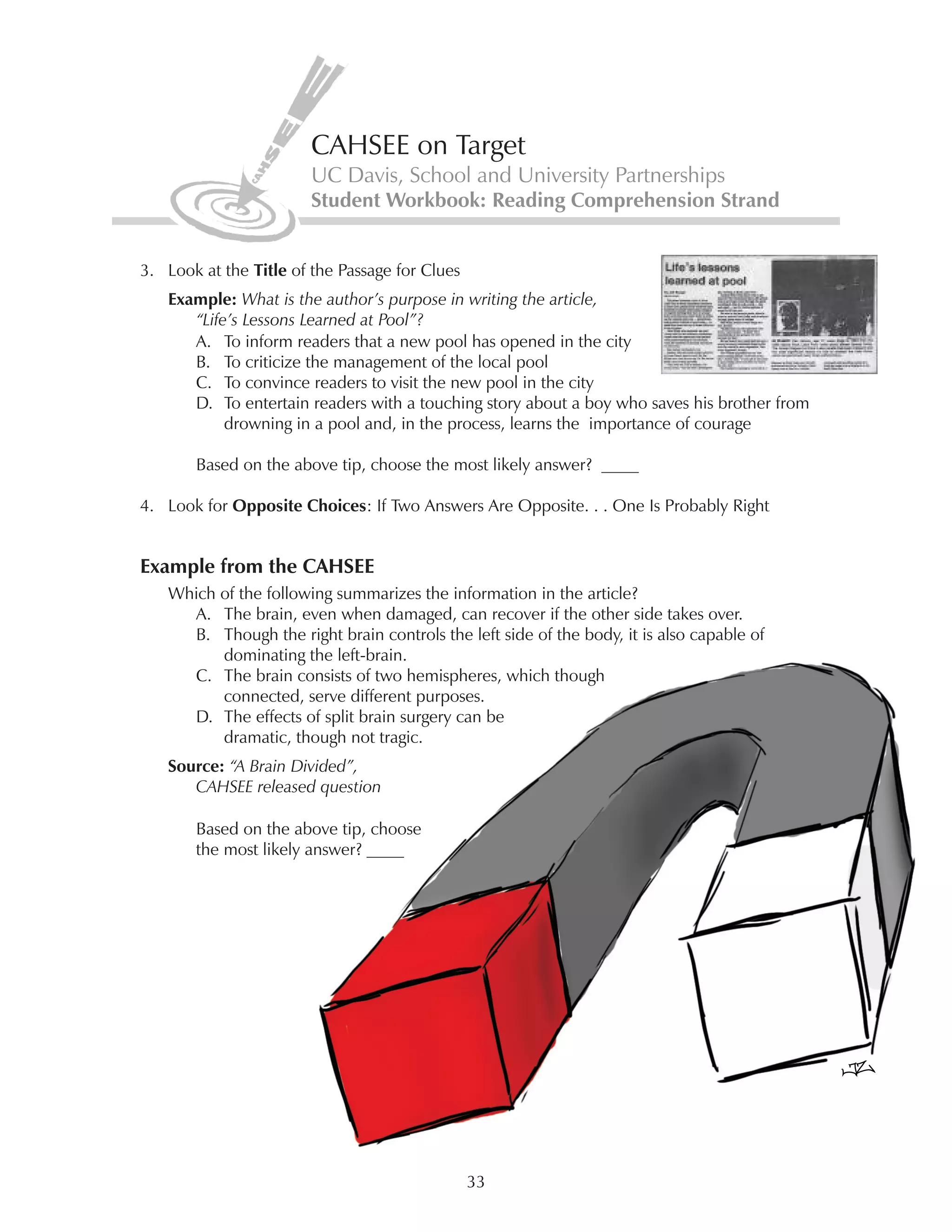 Reading comprehension student_workbook | PDF