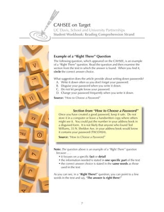 Reading comprehension student_workbook | PDF