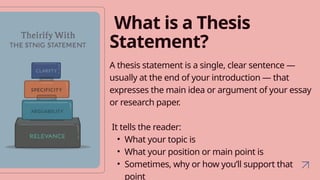 Reading Comprehension & Thesis Statement.pptx