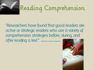 Reading comprehension using visual strategies | PDF