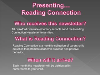 Reading connection presentation | PPT