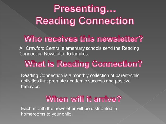 Reading connection presentation | PPT