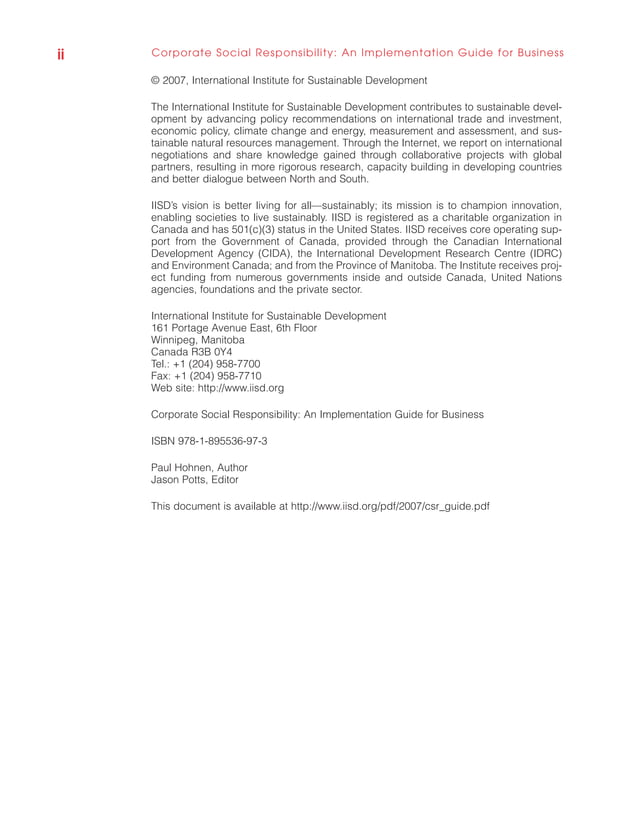 Reading csr implementation guide for business | PDF