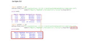 Reading_csv.pptx | Programming Languages | Computing