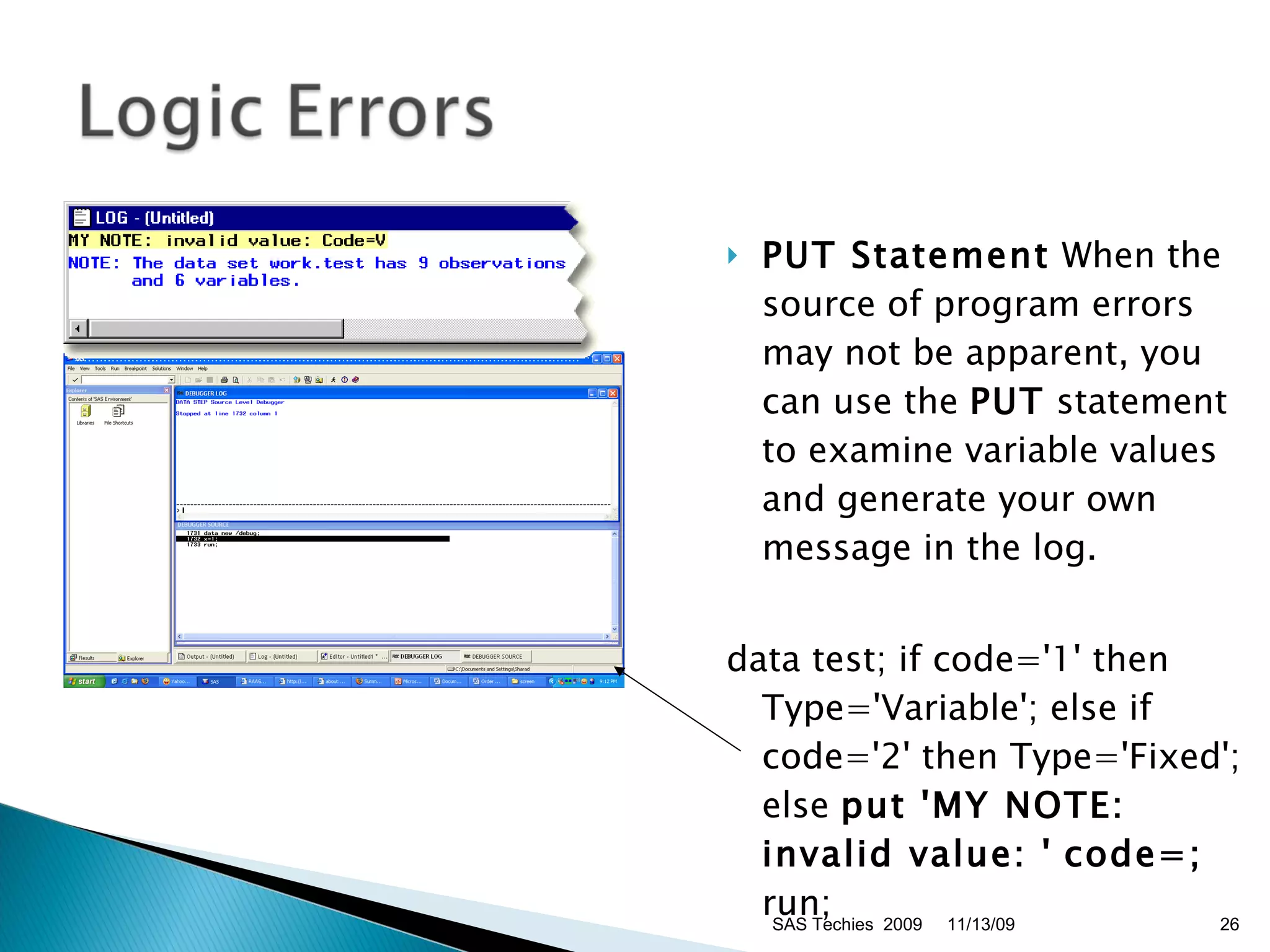 Understanding Sas Data Step Processing Ppt