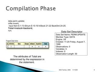 Understanding SAS Data Step Processing | PPT