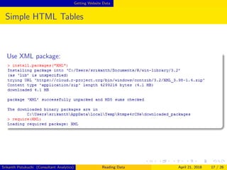 Reading data into r | PDF
