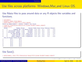 Reading data into r | PDF