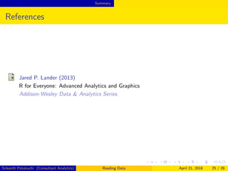 Reading data into r | PDF