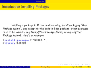 Reading data into r | PDF