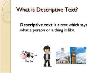 Reading descriptive text | PPT