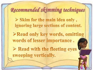 An Overview of speed reading | PPT