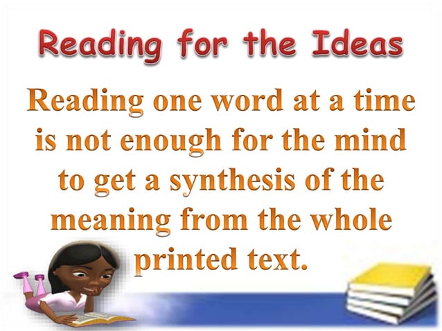 An Overview of speed reading | PPTX