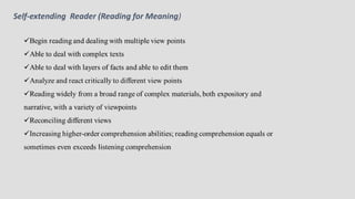 Reading development stages | PPT