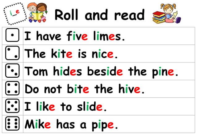 reading dice.pdf English lesson for primary school | PPT