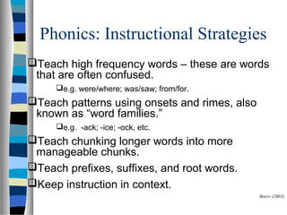 Reading difficulties & disabilities power point | PPT