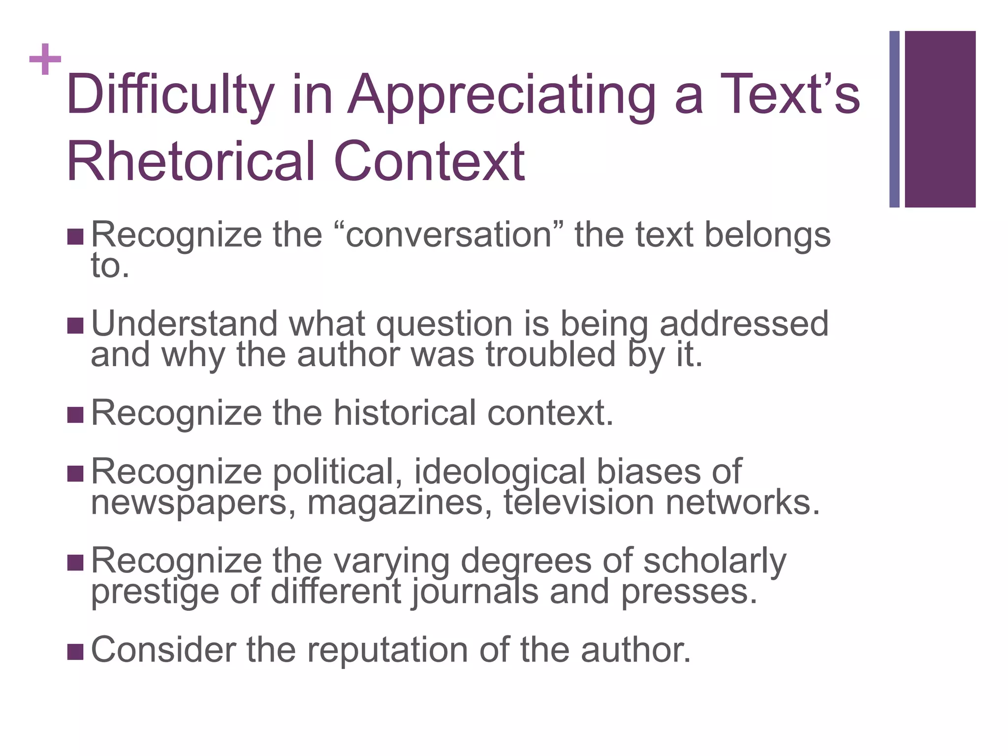 Reading difficult texts | PPT