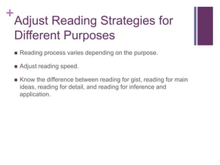 Reading difficult texts | PPT