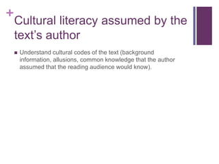Reading difficult texts | PPTX
