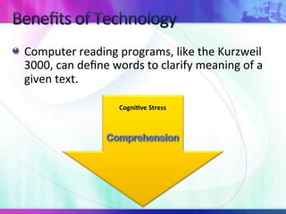 Reading disability & technology | PPT