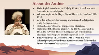 Reading Ecocriticism in the play ‘A Dance of the forest’ by Wole ...