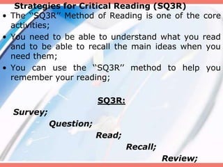 Reading & effective note taking | PPT