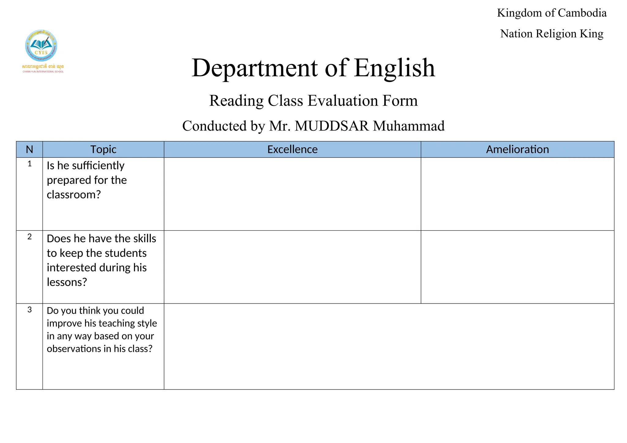 Reading Evaluation form for internal use .docx