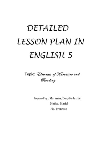 Lesson Plan in Reading | PDF