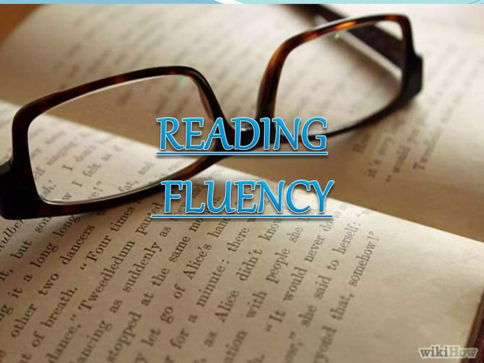 Reading fluency | PPTX
