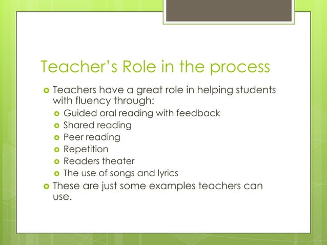 Reading fluency powerpoint | PPTX