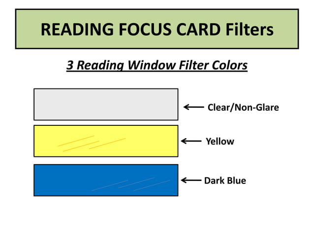 Reading Focus Card Slideshow--2012