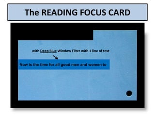 Reading Focus Card Slideshow--2012