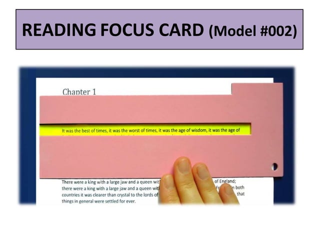 Reading Focus Card Slideshow--2012