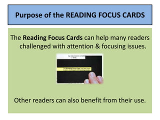 Reading Focus Card Slideshow--2012