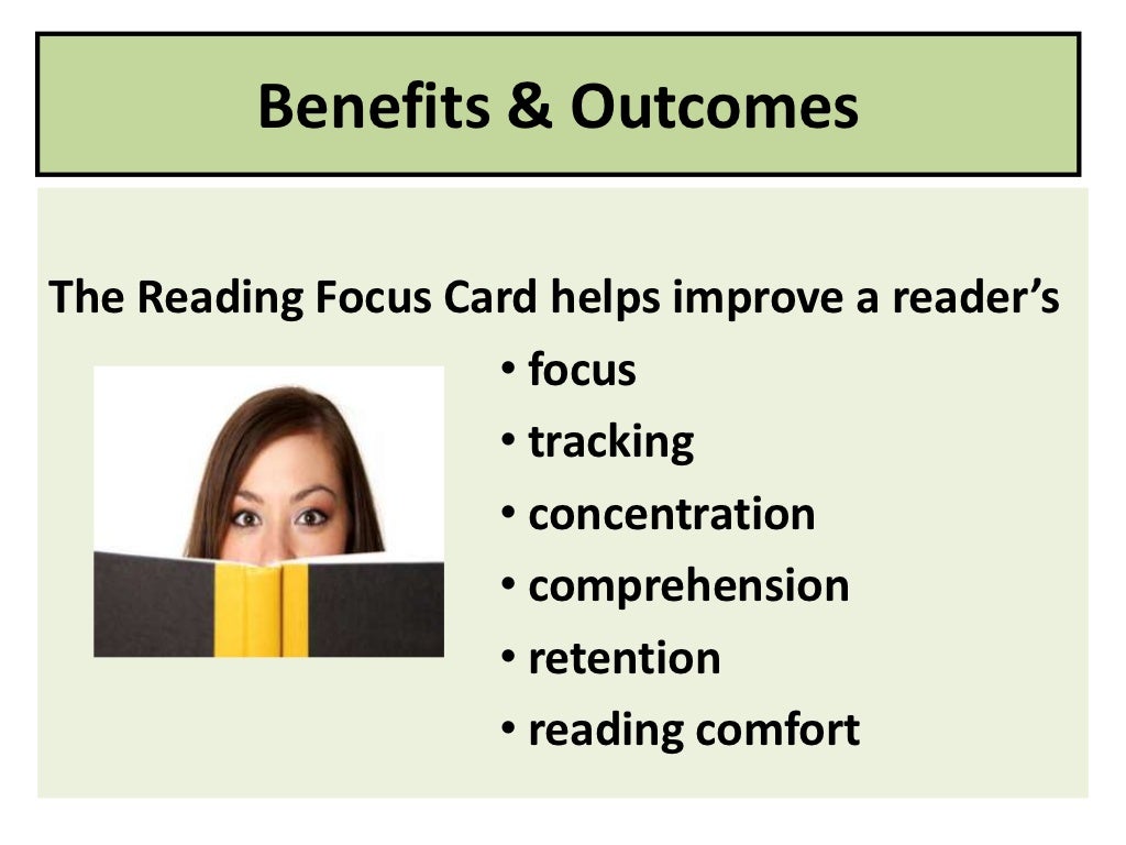 Reading Focus Card Slideshow--2012