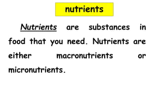 Reading food labels | PPTX