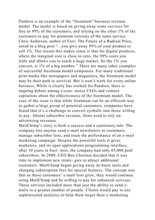 Reading for Assignment 2Pandora is the Internet’s most successfu.docx