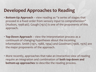 Reading for communication | PPTX