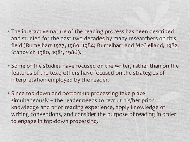 Reading for communication | PPTX