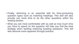 Reading for IELTS_Preparation for IELTS reading test | PPTX | Internet ...