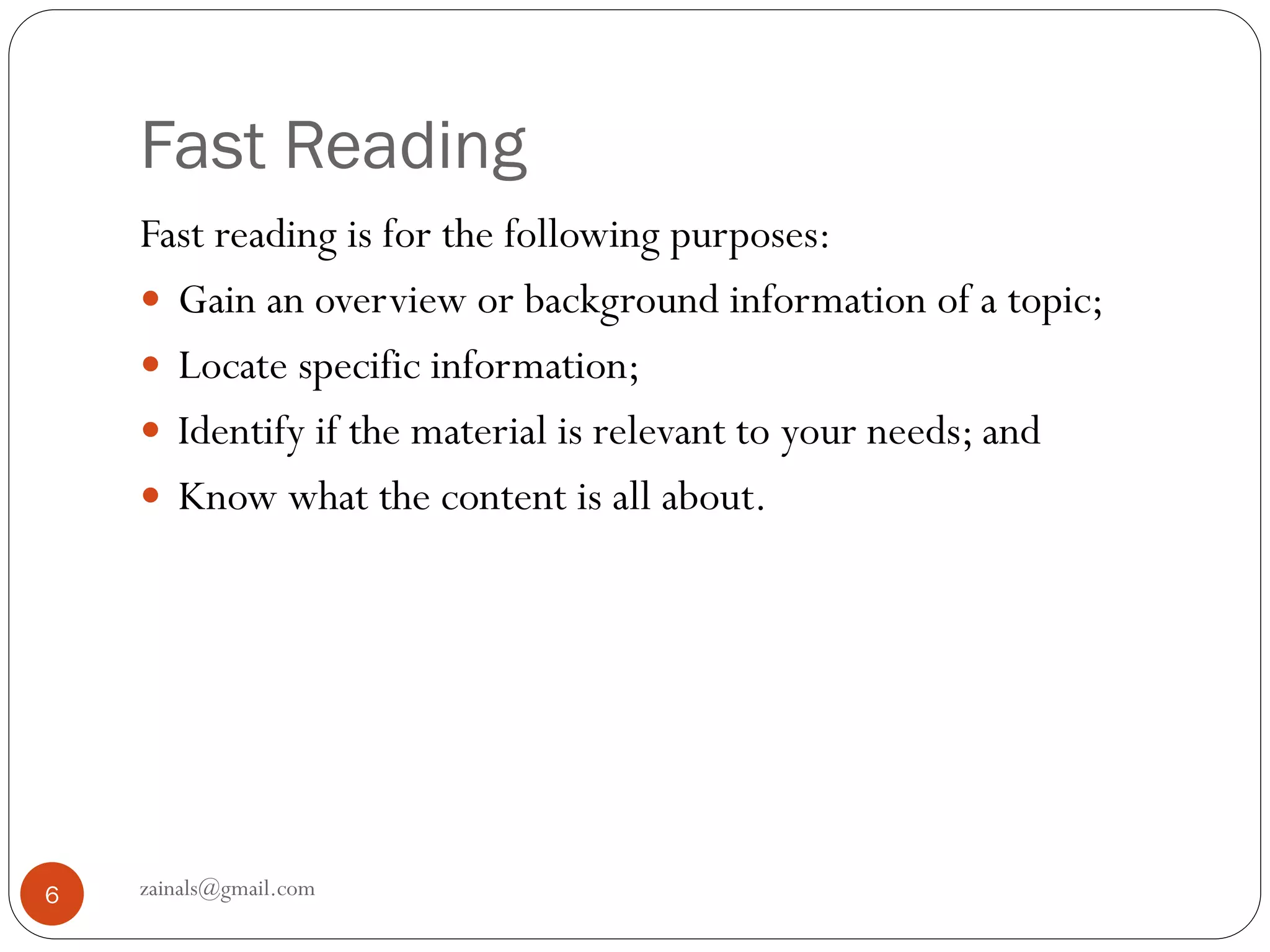 Reading for information | PPTX