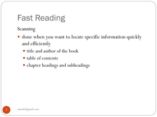 Reading for information | PPTX