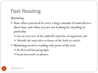 Reading for information | PPTX