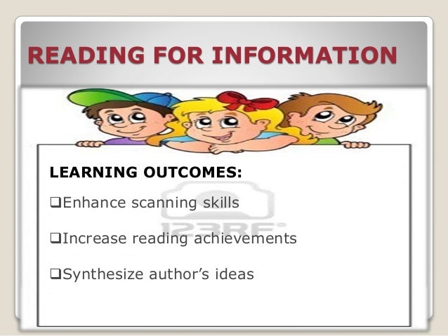 Reading for information